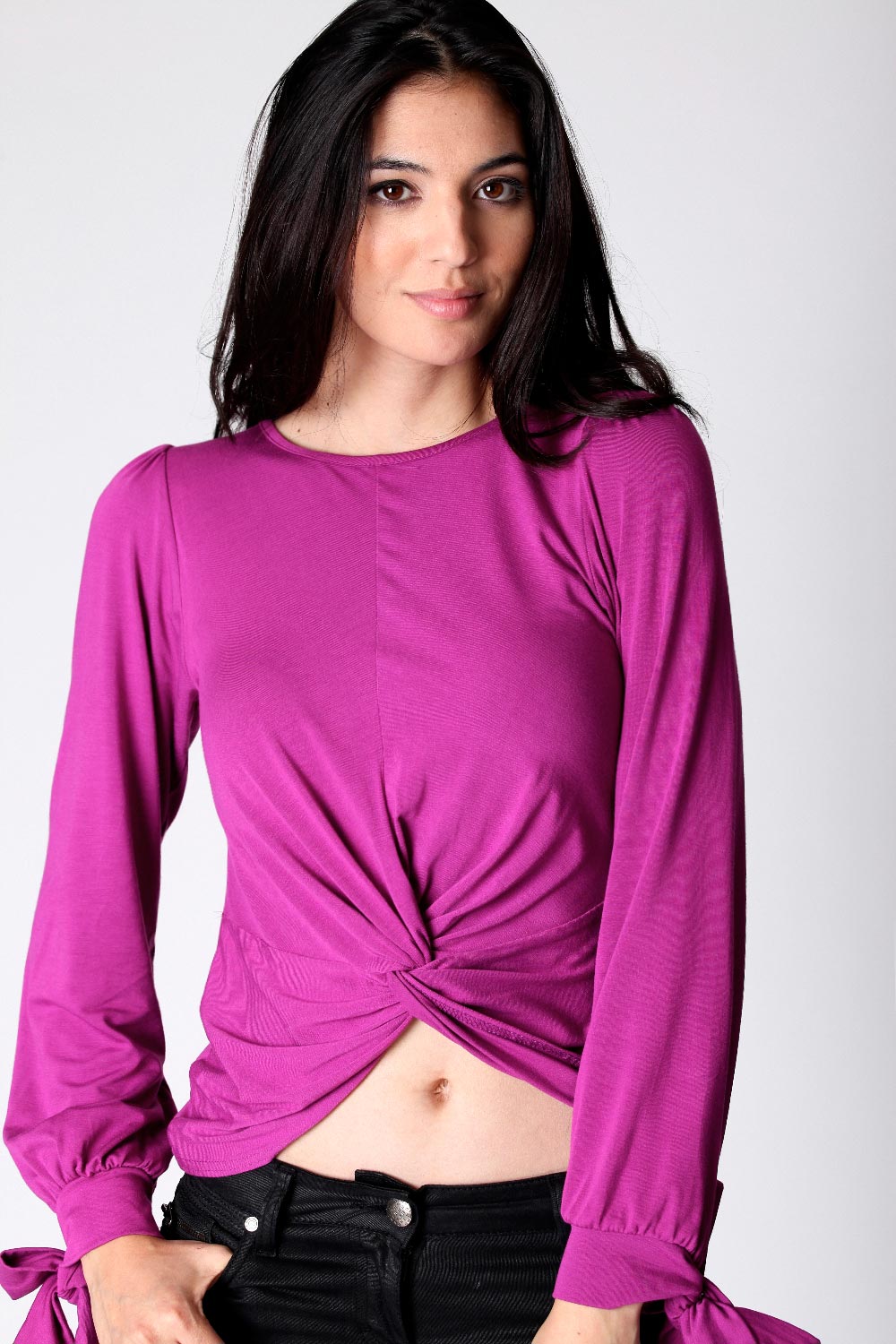 Jersey Midriff Know Shirt on Storenvy
