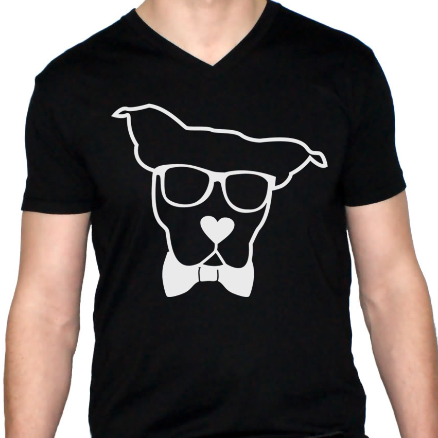 Larry The Dog Icon Guys V-Neck Tee on Storenvy