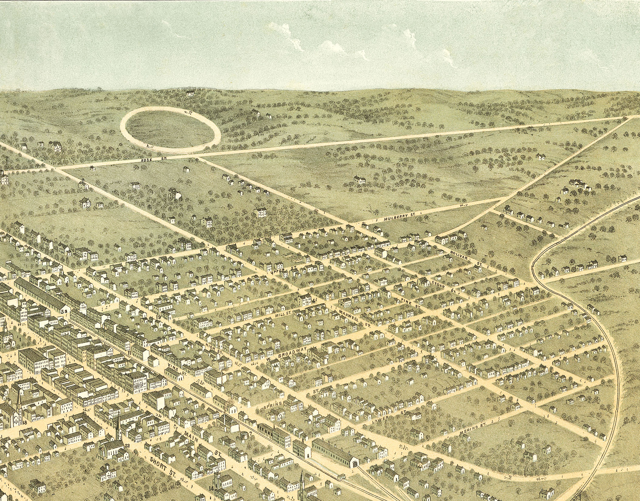 Lexington Kentucky Map