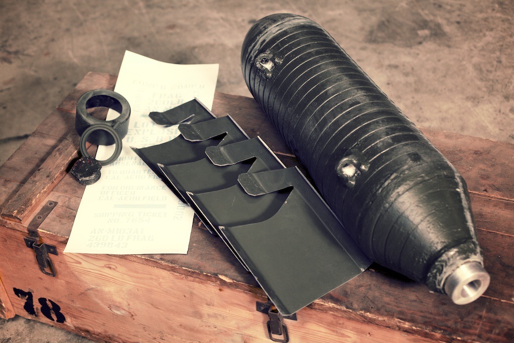 War Relic Replicas | AN-M81 260 lb Fragmentation Bomb - Kit Uncoated ...