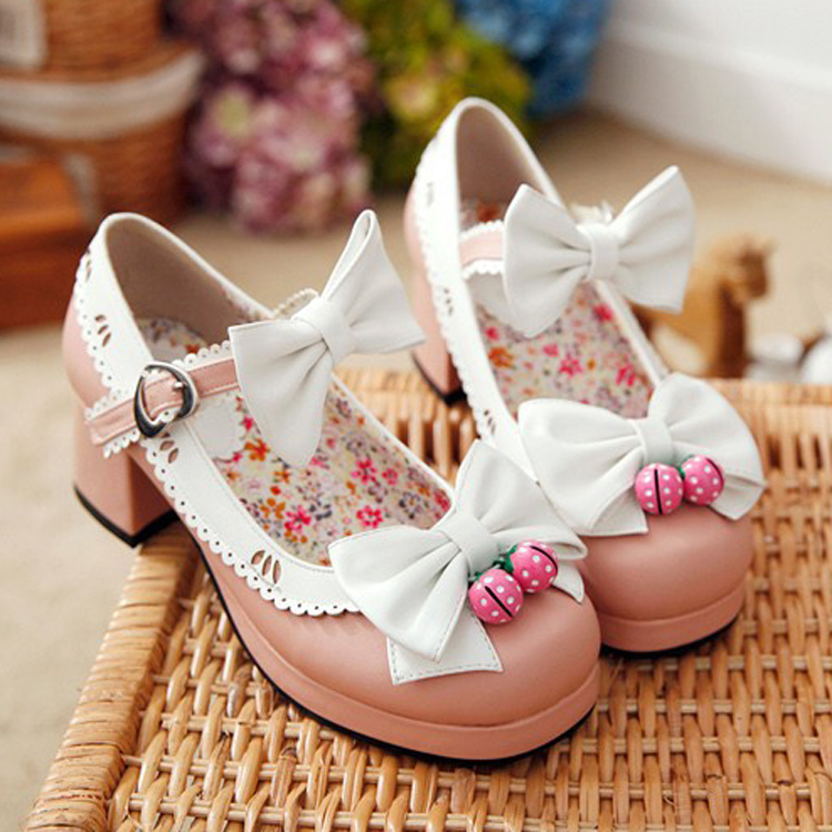 Japanese kawaii lolita bowknot shoes · Asian Cute {Kawaii Clothing ...