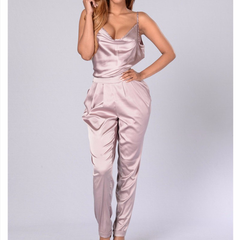 Elegant Satin Jumpsuit on Storenvy