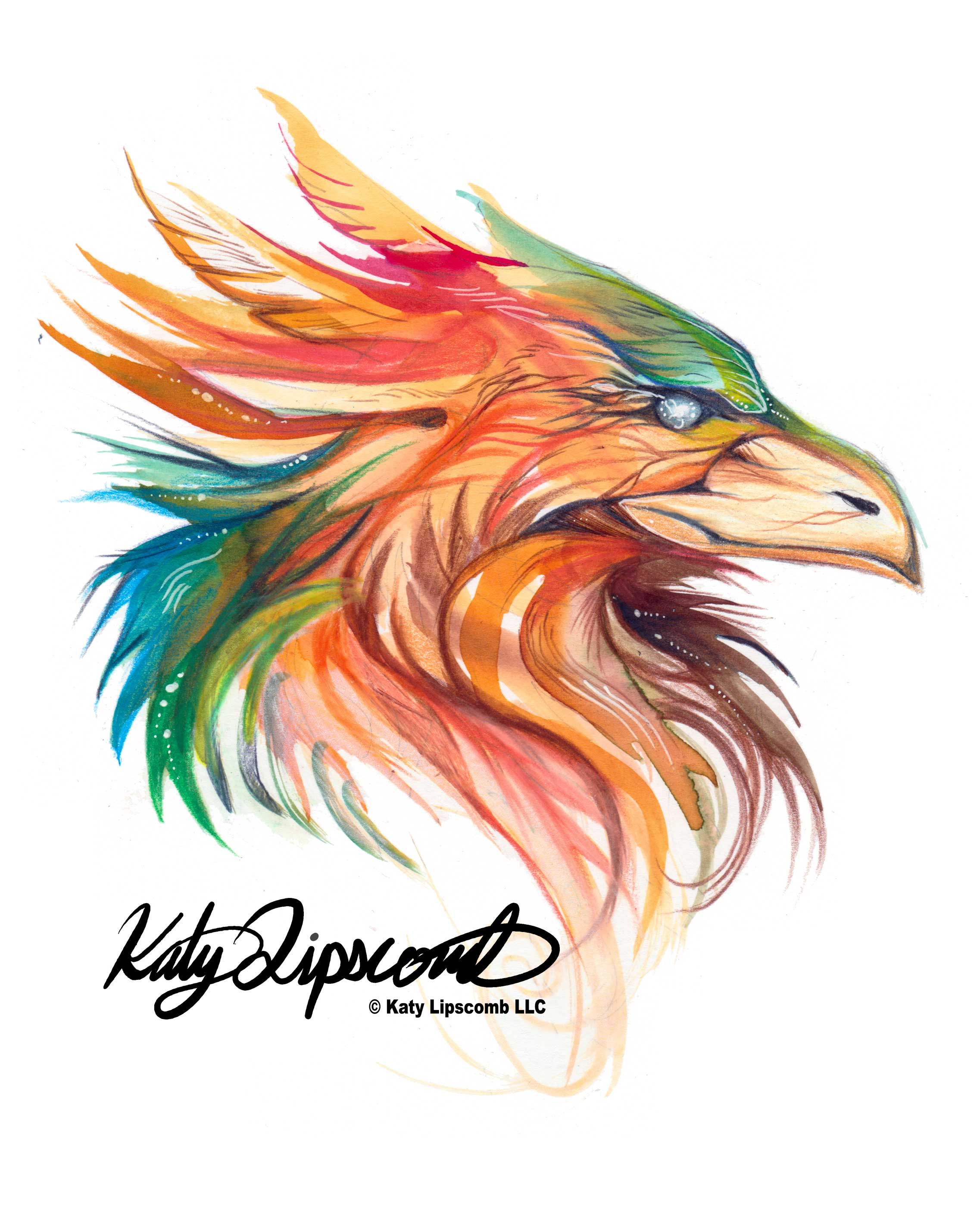 Griffon Head Print on Storenvy