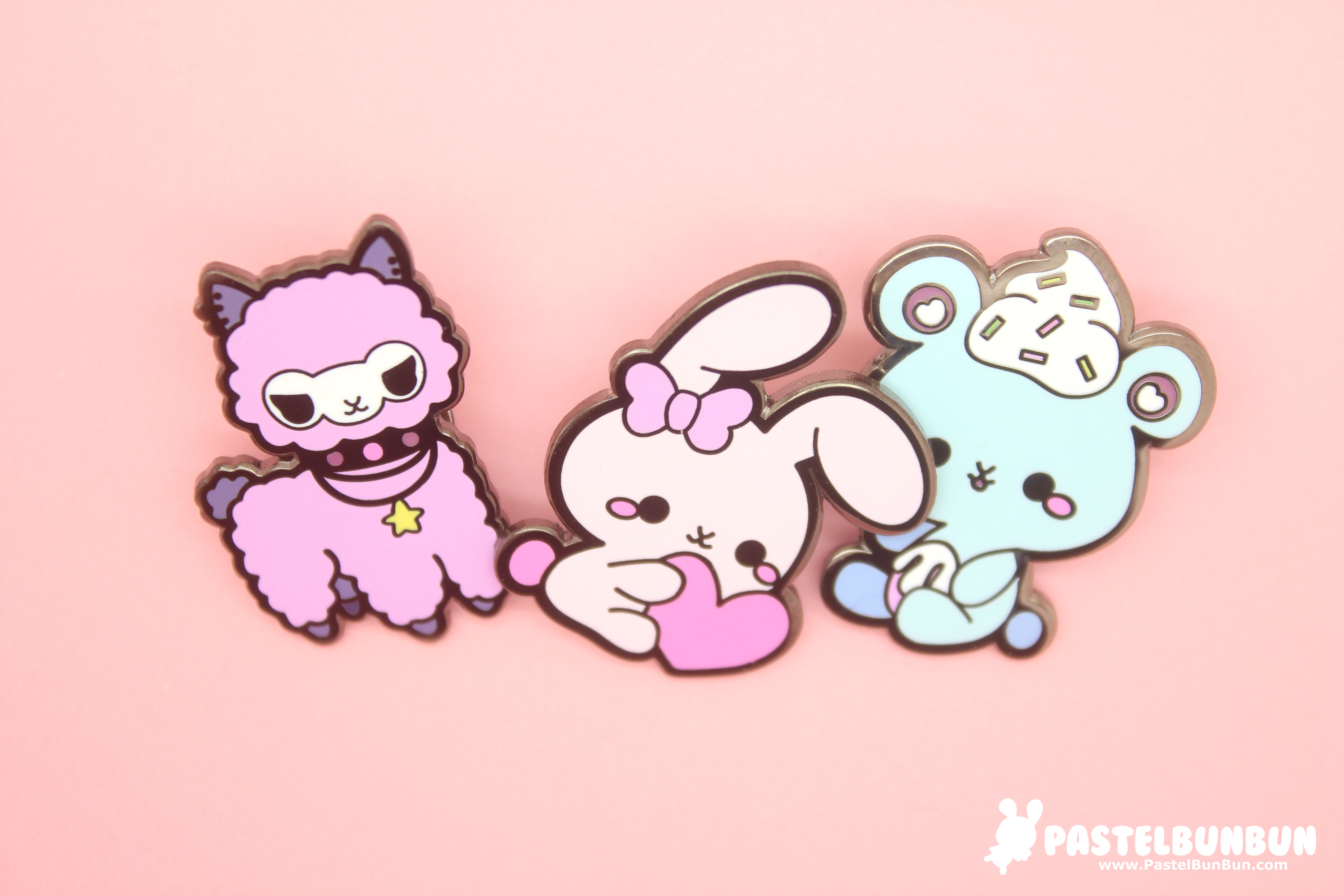 Sugar the Bunny - Hard Enamel Pin on Storenvy