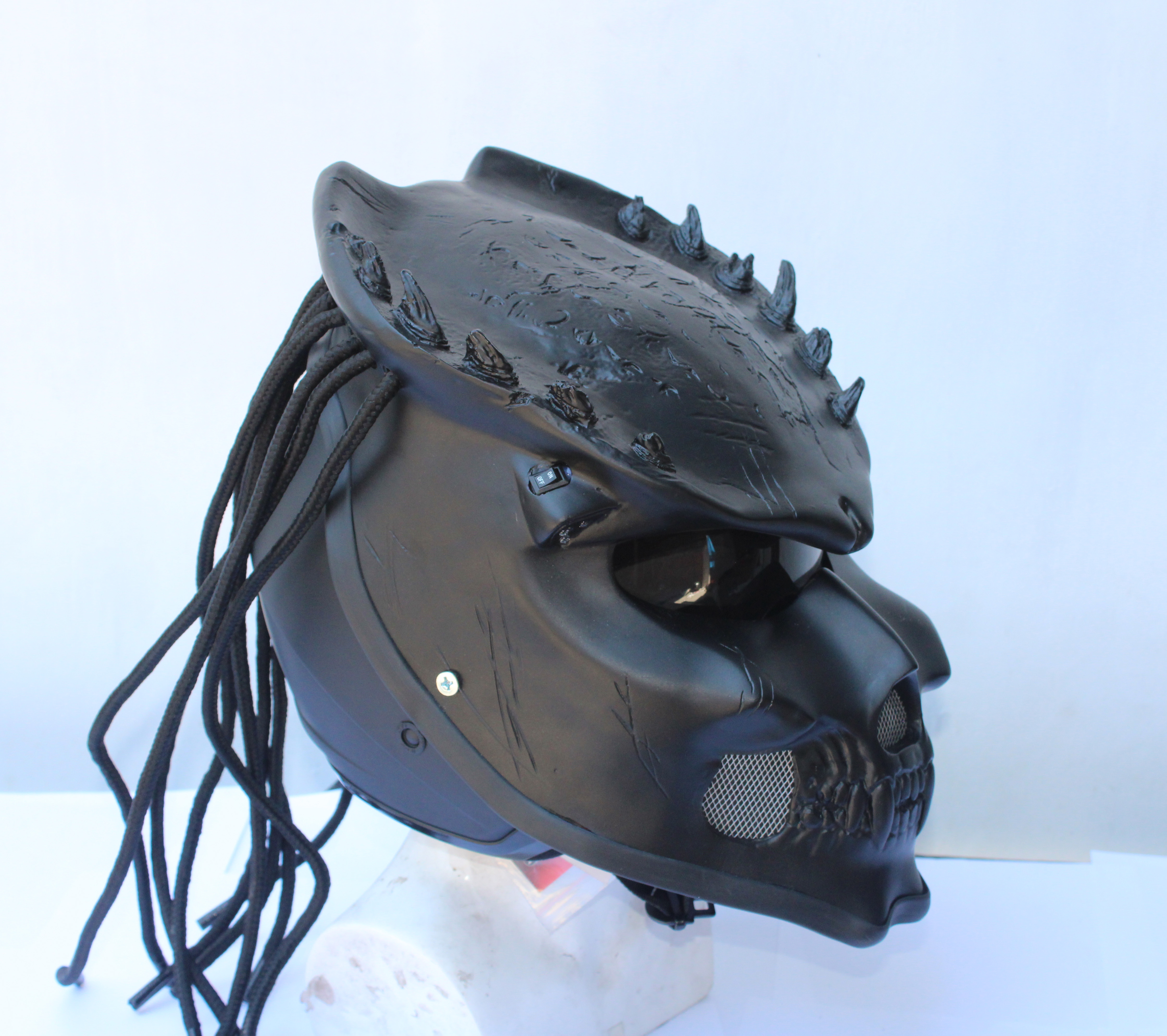 Black Predator Motorcycle Helmet | DOT Standard Helmet on Storenvy