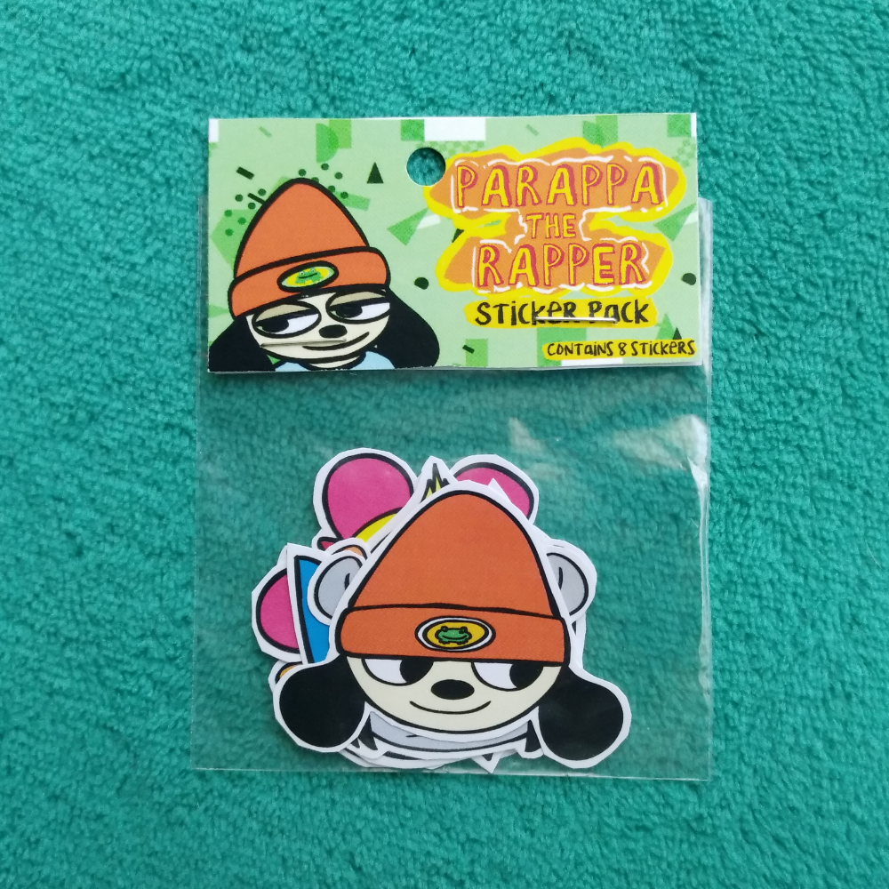 PaRappa the Rapper Sticker Pack on Storenvy
