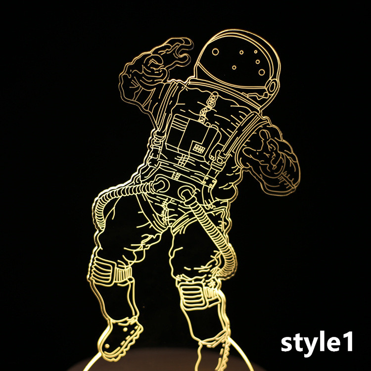 Astronaut Night Light Creative Spaceman 3D Table Lamp on Storenvy