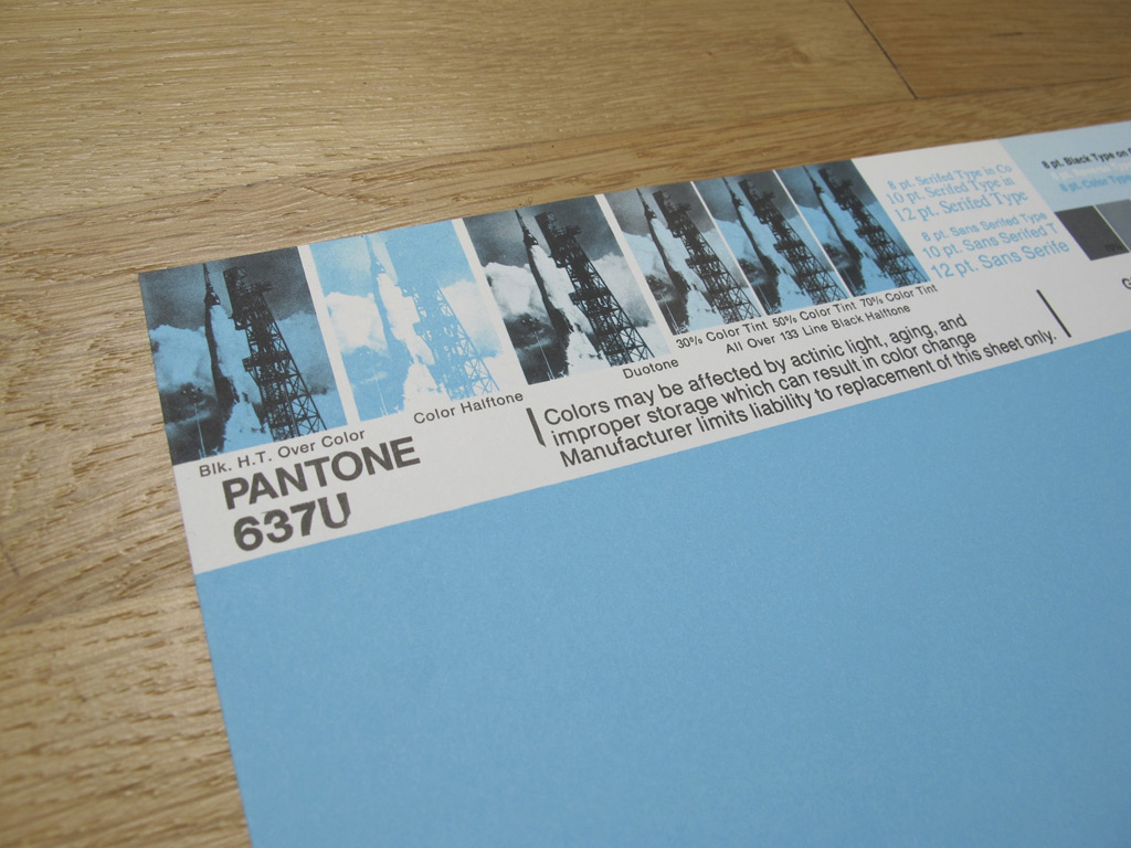 Vintage PANTONE® Poster - Pantone 637U on Storenvy